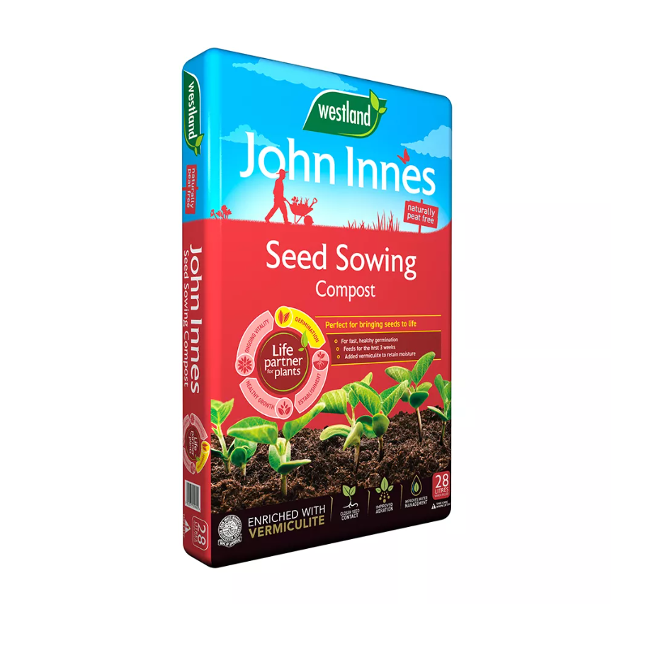 John Innes Peat Free Seed Sowing Compost 28 Litres - Pugh's Garden Centres